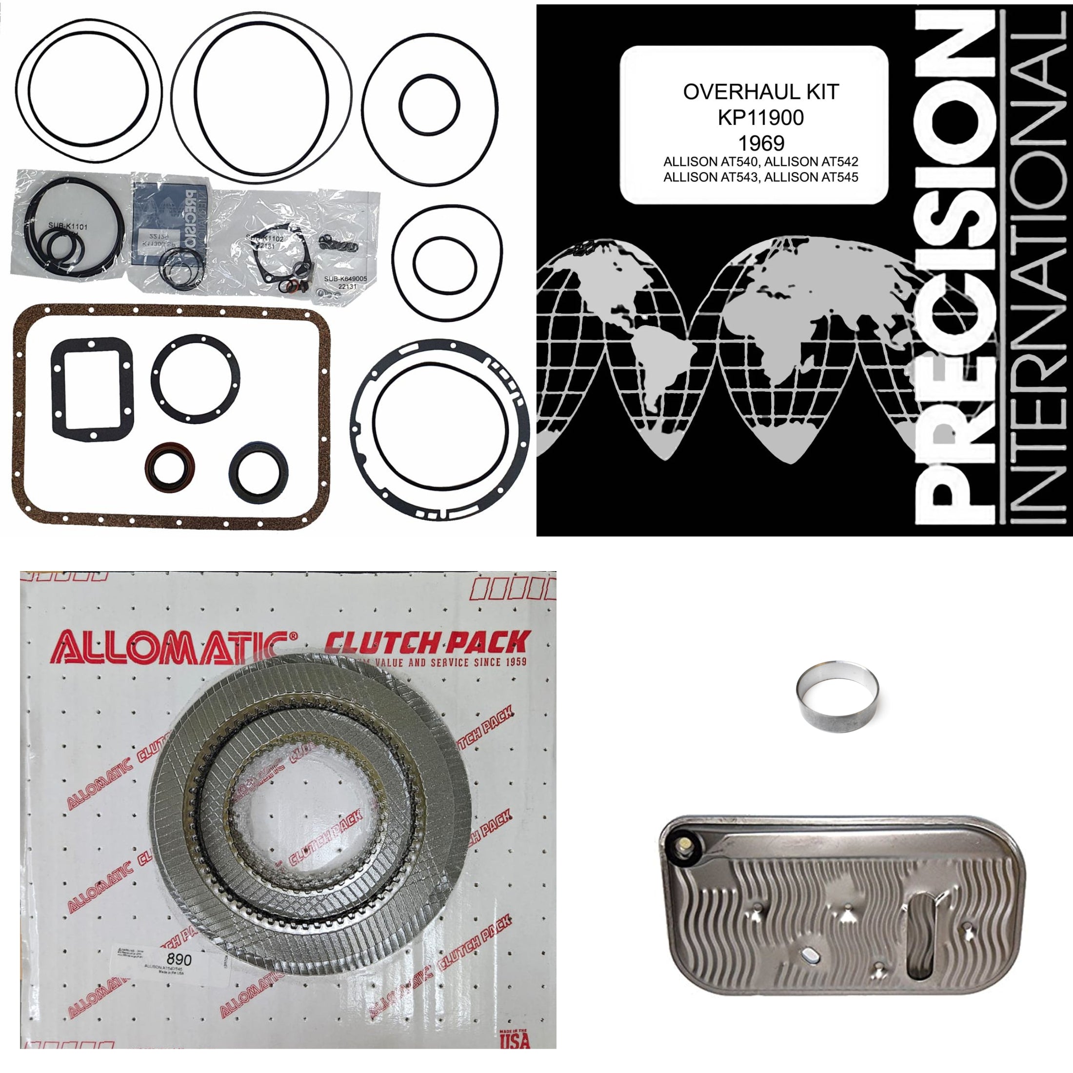 Juego reparacion basica AT540 AT542 AT543 AT545 1970-2001 – REMCO